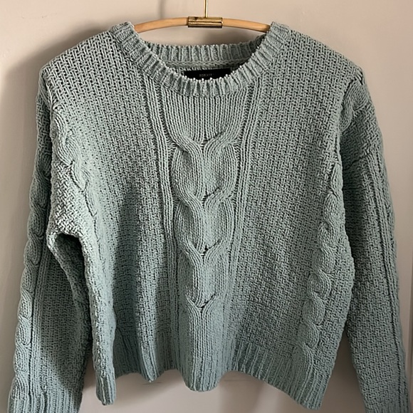 Forever 21 | Sweaters | F2 Chunky Cable Knit Brushed Suede Chenille ...